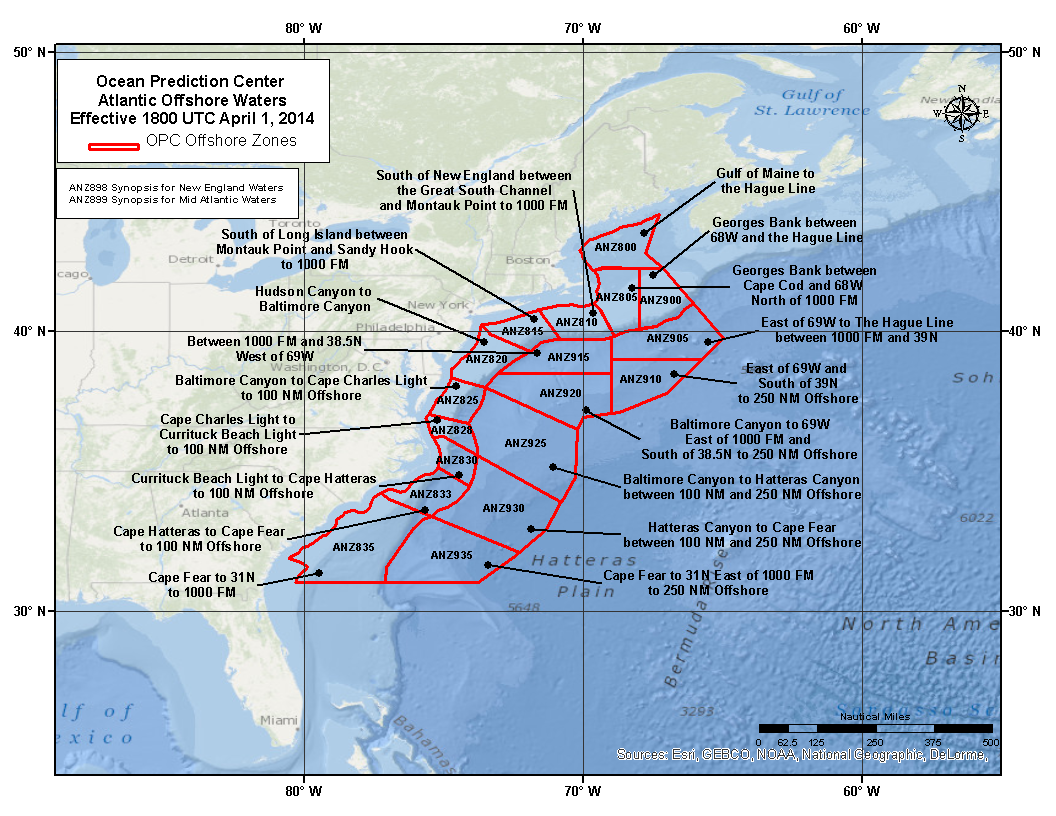 About Offshore Waters Forecast